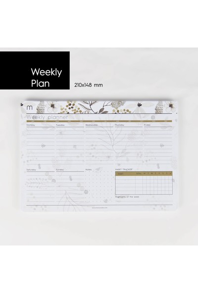 Munu Note Munuplanner - Floral Weekly Plan (Haftalık Planlayıcı) Munu Note Munuplanner - Floral Weekly Plan (Haftalık Planlayıcı)