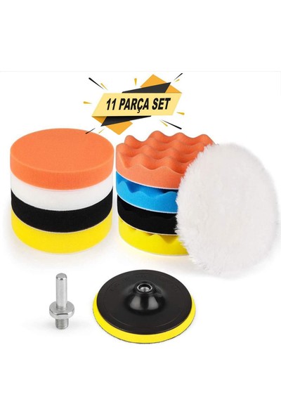 Rodex Pasta Cila Polisaj Süngeri Pedi Seti 115 mm Otomotiv Parlatıcı (11 Parça) Rodex Pasta Cila Polisaj Süngeri Pedi Seti 115 mm Otomotiv Parlatıcı (11 Parça)