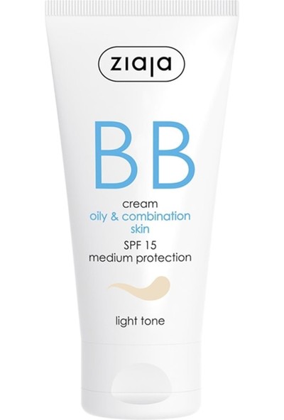 Ziaja Yağlı ve Karma Ciltler Açık Ton Bb Krem 50 ml Ziaja Yağlı ve Karma Ciltler Açık Ton Bb Krem 50 ml