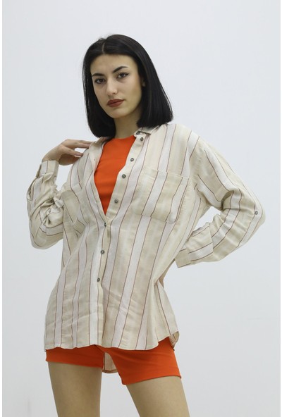Farkım Butik Yakalı Ceplı Salas Gomlek Farkım Butik Yakalı Ceplı Salas Gomlek