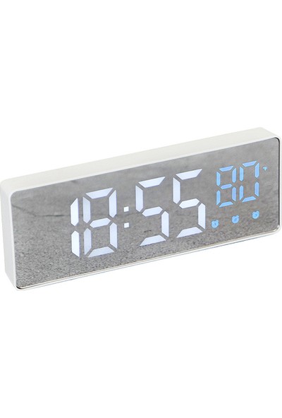 Sepiolite Sepiolite LED Elektronik Saat - Beyaz / Mavi (Yurt Dışından) Sepiolite Sepiolite LED Elektronik Saat - Beyaz / Mavi (Yurt Dışından)