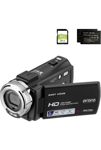 Ordro HDV-V12 Hd 1080P Video Kamera Kaydedici Ordro HDV-V12 Hd 1080P Video Kamera Kaydedici