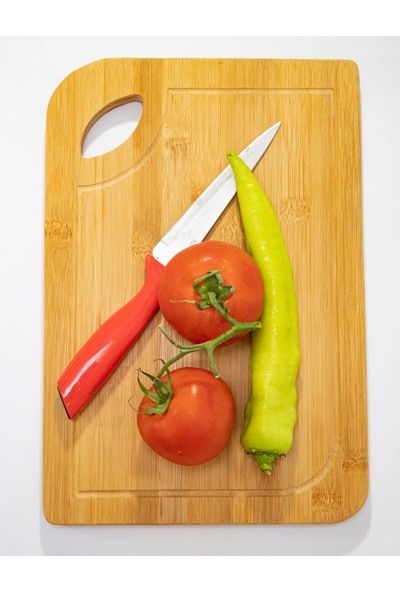 Bamboo Antibakteriyel Dikdörtgen Kesme Tahtası 30 x 20 cm