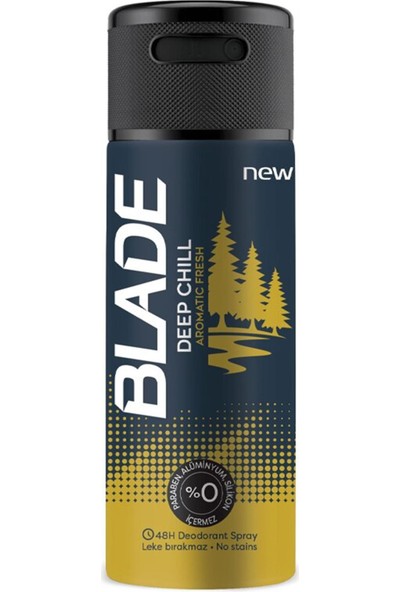 Blade Deep Chill Erkek Deodorant Sprey 150 Ml Blade Deep Chill Erkek Deodorant Sprey 150 Ml