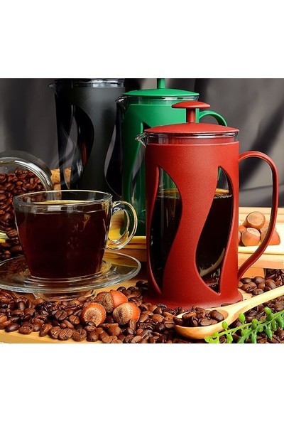 Tcof Filtre Kahve Makinesi French Press Süzgeçli - 500 ml Tcof Filtre Kahve Makinesi French Press Süzgeçli - 500 ml