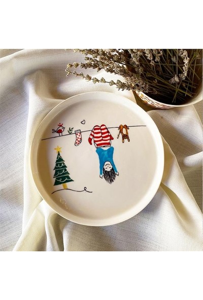 İf'in Yenıyıl Temalı Porselen Tabak