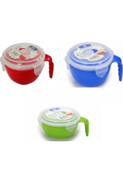 Ega Toptan 3 Lü Set Vakumlu Mikrodalga Tenceresi 940 ml