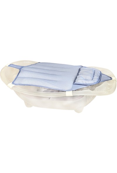 Sema Bebe Sema Baby Köpüklü Kafa Destekli Bebek Banyo Filesi - Mavi Sema Bebe Sema Baby Köpüklü Kafa Destekli Bebek Banyo Filesi - Mavi