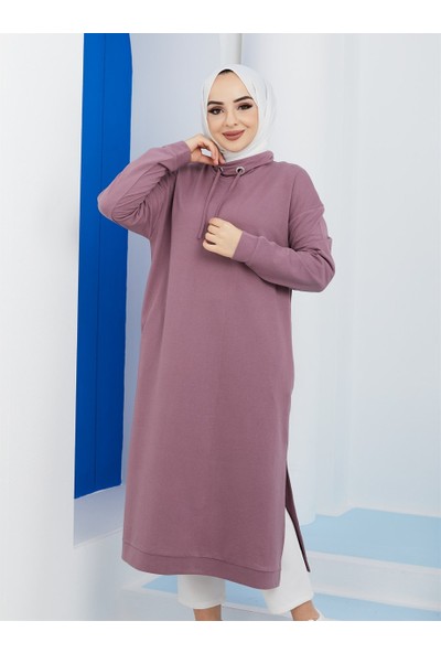 Akra Moda Boyun ve Cep Detaylı Tesettür Tunik 3024 Koyu Lila Akra Moda Boyun ve Cep Detaylı Tesettür Tunik 3024 Koyu Lila