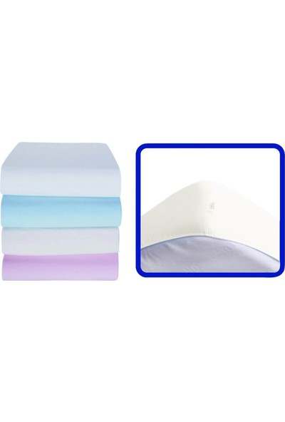 Sevi Bebe Lastikli Bebek Çarşafı - Beyaz (70X135CM)