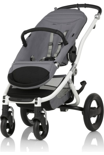 Britax Römer Affinity 2 Bebek Arabası Gri Kumaş Beyaz kasa + Kırmızı Renk Paketi Britax Römer Affinity 2 Bebek Arabası Gri Kumaş Beyaz kasa + Kırmızı Renk Paketi