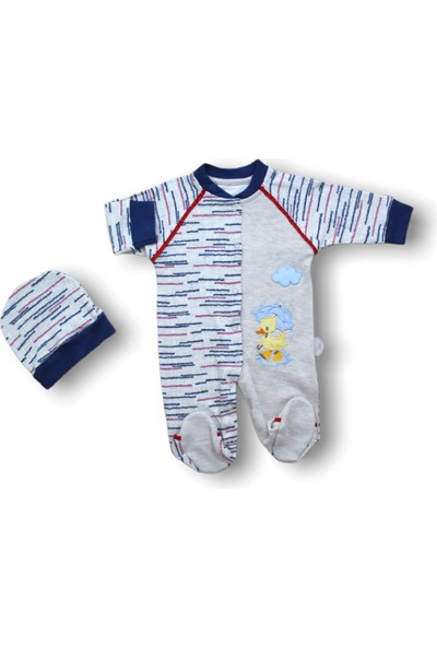 Tulum Şemsiyeli Ördek Erkek Bebek 0-3 Ay PS10053