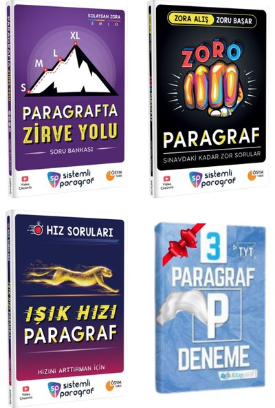 Zirve Yolu Zoro Işık Hızı Paragraf Set Zirve Yolu Zoro Işık Hızı Paragraf Set