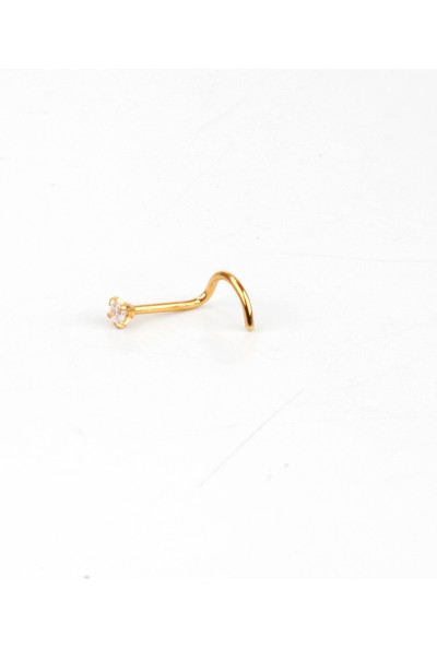 Elitce Zirkon Tek Taş Spiral Helix Piercing Hızma Elitce Zirkon Tek Taş Spiral Helix Piercing Hızma