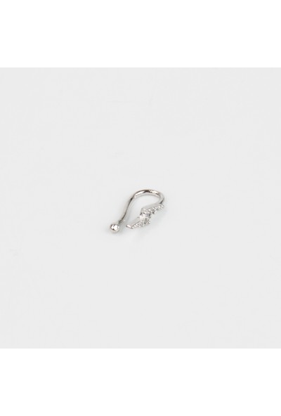 Elitce Şimşek Desenli Zirkon Taş Sıkıştırma Piercing Hızma Elitce Şimşek Desenli Zirkon Taş Sıkıştırma Piercing Hızma