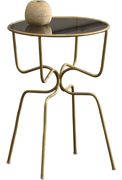 Assu Casa Rose 4 Ayaklı Metal Yan Sehpa