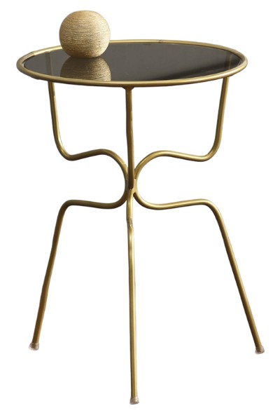 Assu Casa Rose 3 Ayaklı Metal Yan Sehpa