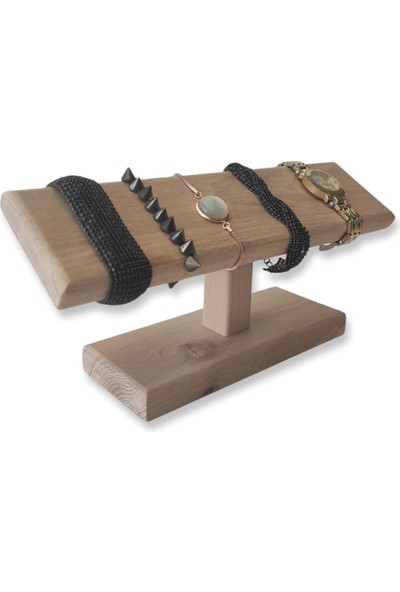 Uldemart Ahşap Bileklik Standı Saat Standı Takı Düzenleyici Organizer Uldemart Ahşap Bileklik Standı Saat Standı Takı Düzenleyici Organizer