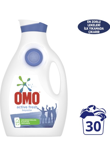 Omo Sıvı Active Fresh 30 Yıkama 1950 ml Fiyatı - Taksit Seçenekleri