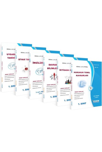 Egem Yayınları Aöf 1. Sınıf Uluslararası Ilişkiler Set Güz Dönemi (1.yarıyıl)