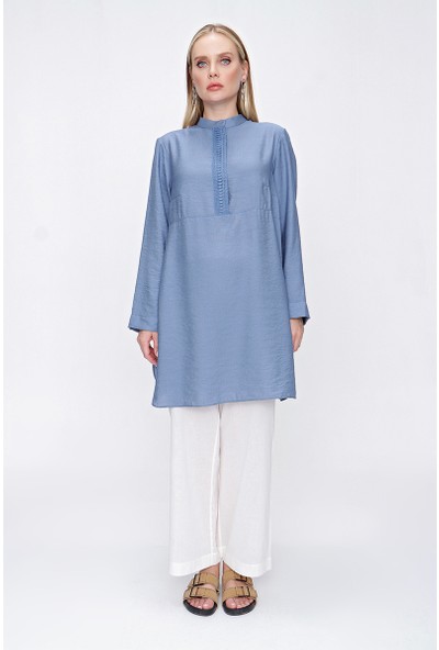 Aker 15703112 Güpür Detaylı Tunik