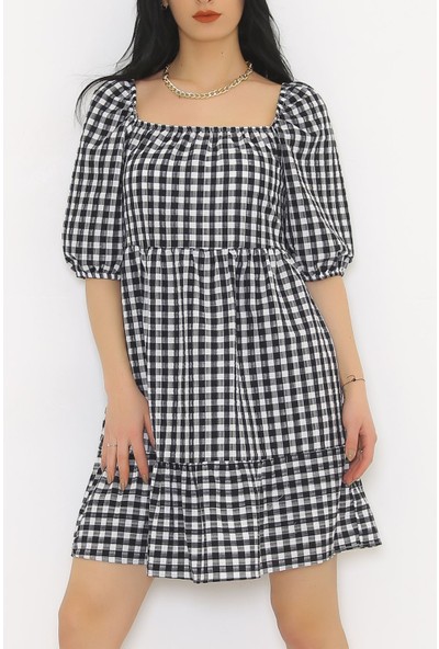 Asel Duru Pötikare Elbise Siyah - 2161.1602.