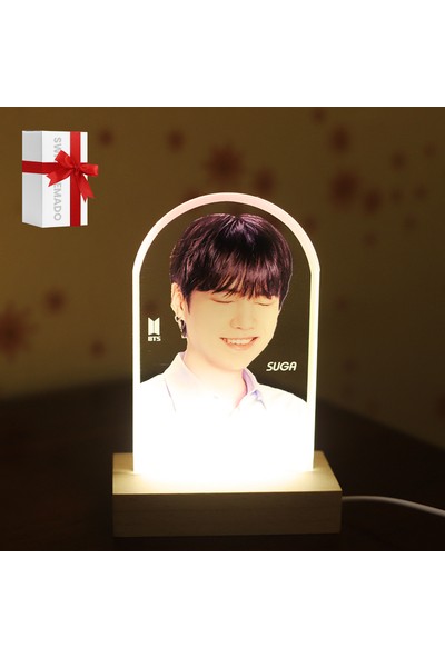 Swico Remado Kpop Bts Bangtan Boys Suga LED Akrilik Gece Lambası - Kahverengi (Yurt Dışından) Swico Remado Kpop Bts Bangtan Boys Suga LED Akrilik Gece Lambası - Kahverengi (Yurt Dışından)