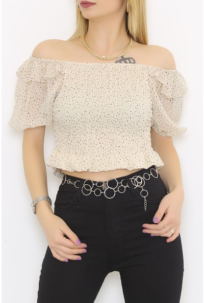 Asel Duru Gipeli Bluz Ekru - 9481.155. Asel Duru Gipeli Bluz Ekru - 9481.155.