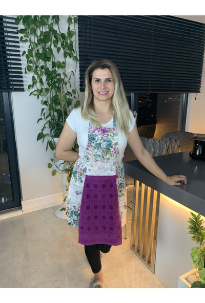 Derya Havlulu Mutfak Önlüğü (Limon)