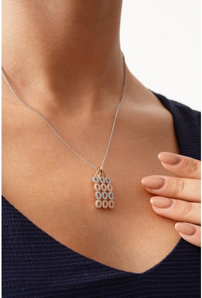 Mdz Collectıon Swarovski Taşlı Kolye Küpe Takım