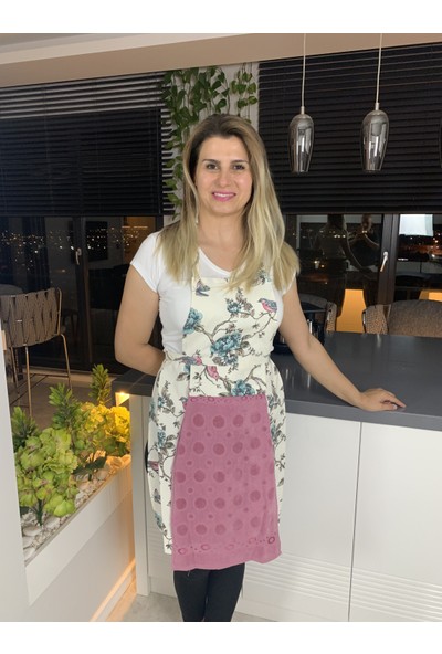 Derya Havlulu Mutfak Önlüğü (Limon)