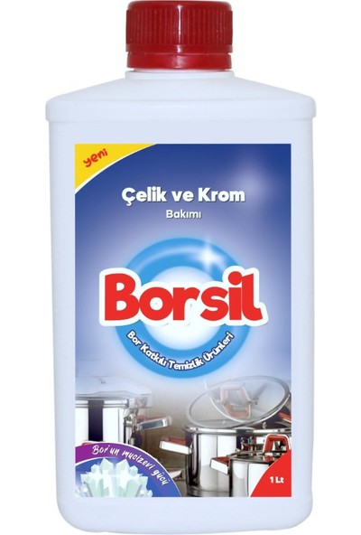 Borsil Çelik ve Krom Bakımı 1 L