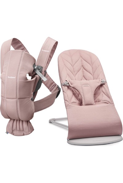 Babybjörn Bliss Ana Kucağı Petal Cotton & Kanguru Mini 3D Cotton / Dusty Pink Babybjörn Bliss Ana Kucağı Petal Cotton & Kanguru Mini 3D Cotton / Dusty Pink