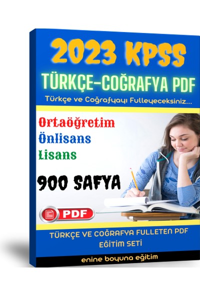 Enine Boyuna Eğitim KPSS 2023 Türkçe-Coğrafya Pdf Kitabı (900 Pdf Sayfası) Enine Boyuna Eğitim KPSS 2023 Türkçe-Coğrafya Pdf Kitabı (900 Pdf Sayfası)