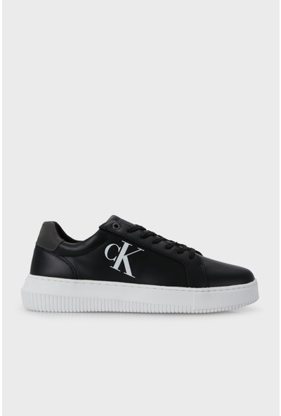 Calvin Klein Logolu Deri Sneaker Ayakkabı Erkek Ayakkabı YM0YM00536 00T Calvin Klein Logolu Deri Sneaker Ayakkabı Erkek Ayakkabı YM0YM00536 00T