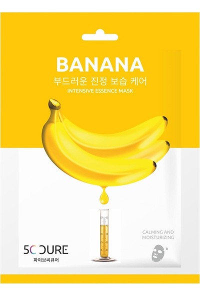 5c Cure Banana Kore Yüz Maskesi 25 Ml
