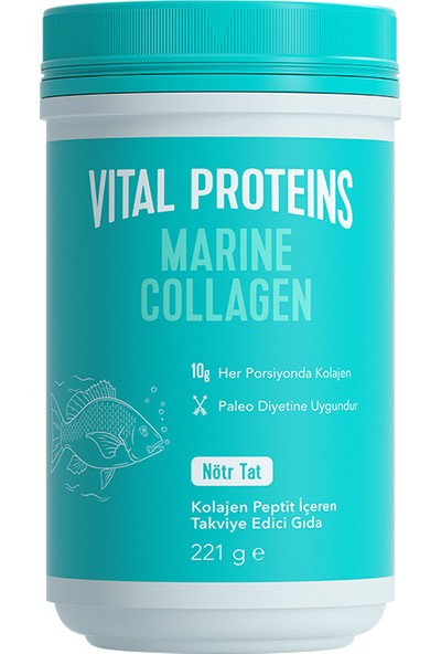 Vital Proteins Marine Collagen 221 Gr Nötr Tat Vital Proteins Marine Collagen 221 Gr Nötr Tat