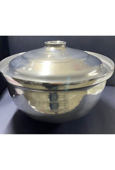Qpazar Alüminyum Kapaklı Helvane Tencere No:25 (20 Litre) Qpazar Alüminyum Kapaklı Helvane Tencere No:25 (20 Litre)