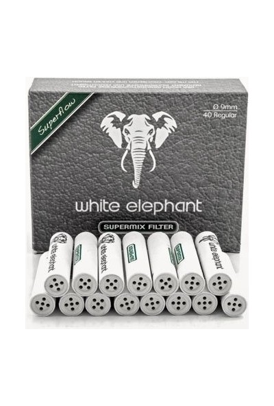 Chavin White Elephant 40 Lı 9 Mm.lületaşı Pipo Filtre Filitresi KB65-40 Chavin White Elephant 40 Lı 9 Mm.lületaşı Pipo Filtre Filitresi KB65-40