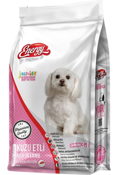 Pet Food Energy Dog Food Energy Kuzu Etli Yavru Köpek Maması 3 kg Özel Koli 2 Adet Pet Food Energy Dog Food Energy Kuzu Etli Yavru Köpek Maması 3 kg Özel Koli 2 Adet