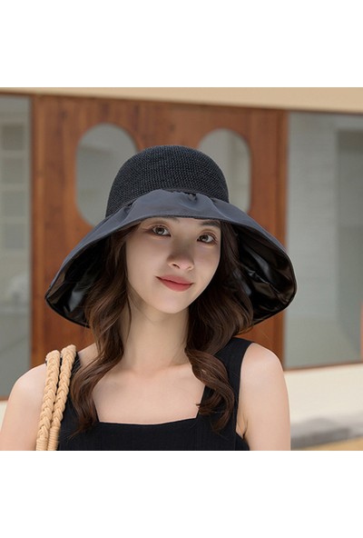 Wonderful Day Kadın Güneş Şapkası - Siyah (Yurt Dışından)