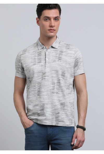 Ramsey Kahverengi Jakarlı Polo Yaka %100 Pamuk T-Shirt