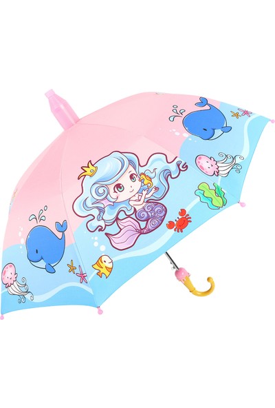 Solomon Uzun Saplı Çocuk Şemsiyesi Vinil (Yurt Dışından)