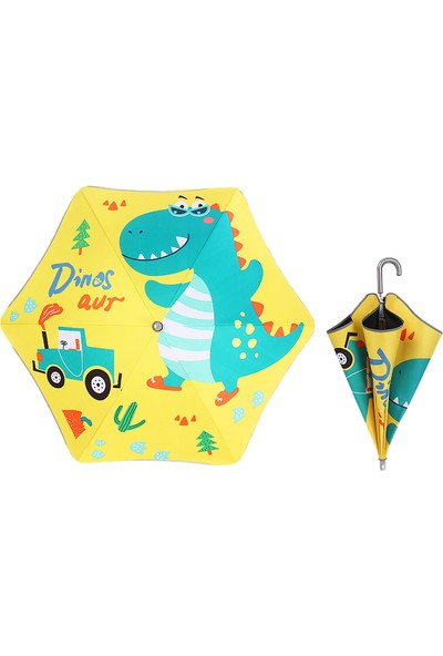 Solomon Çizgi Film Yuvarlak Çocuk Şemsiyesi (Yurt Dışından)