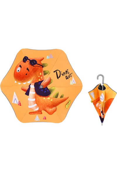 Solomon Çizgi Film Yuvarlak Çocuk Şemsiyesi (Yurt Dışından)