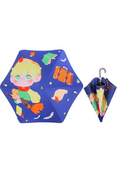 Solomon Çizgi Film Yuvarlak Çocuk Şemsiyesi (Yurt Dışından)