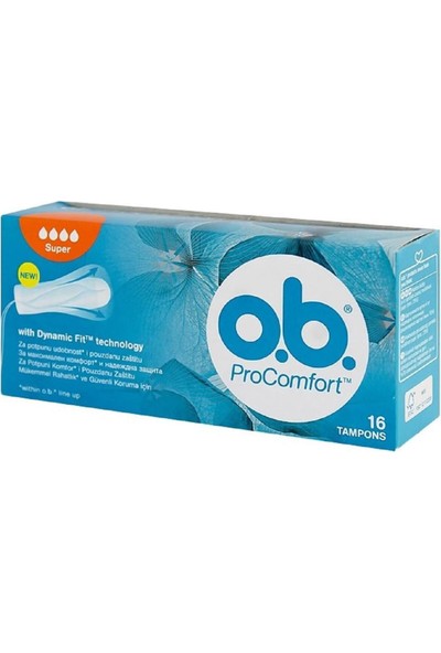 O.B Tampon Super 16'Lı