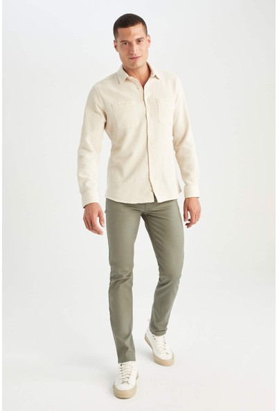 DeFacto Ekstra Slim Fit Basic Chino PANTOLON U6628AZ22AU