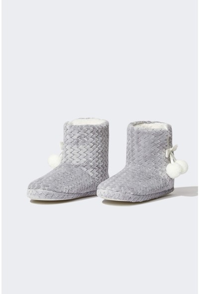 DeFacto Fall In Love desenli Peluş Ev BOTU V1624AZ22AU