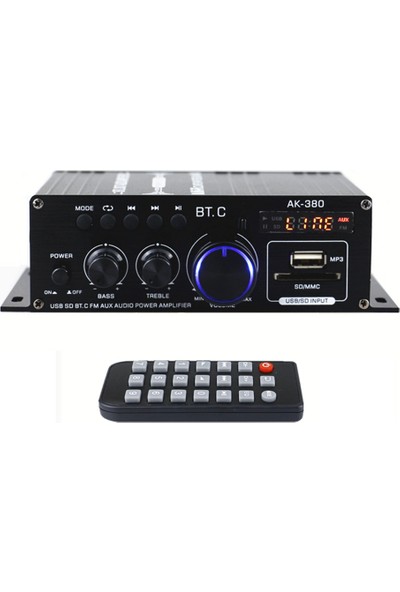 40W + 40W Mini Ses Güç Amplifikatörü Taşınabilir Ses 40W + 40W Mini Ses Güç Amplifikatörü Taşınabilir Ses